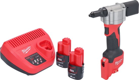 Milwaukee M12 BPRT-0 accu blindklinknagel 12 V 20,32 mm ( 4933464404 ...