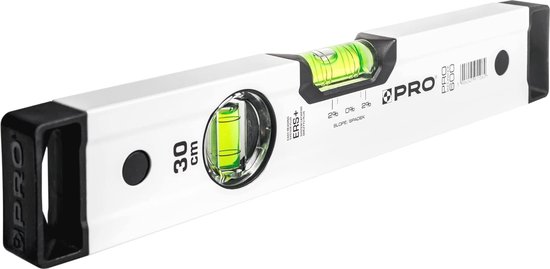 Waterpas 30cm met 2% Helling - Ergonomisch Profiel en Nauwkeurige ...