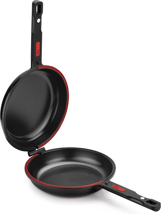 Dupla Premiere dubbele pan - gegoten aluminium - antiaanbaklaag - inductie - 24 cm | bol