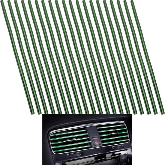 Auto decoratieve strips U-vorm groen galvaniseren - 20 stuks DIY ...