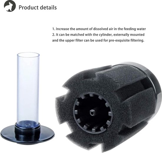 Spons Aquarium Filter – Voor Aansluiting Op Luchtpomp – Houdt Je ...