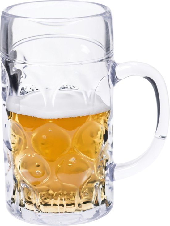 Depa Bierpul/bierglas - transparant - onbreekbaar kunststof - 500 ml - Oktoberfest... | bol