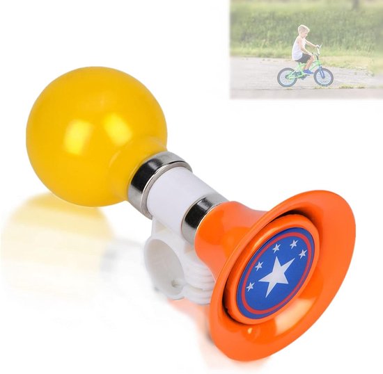 Toeter fiets Rubberen kinderfiets claxon metaal luid kinderfiets claxon ...