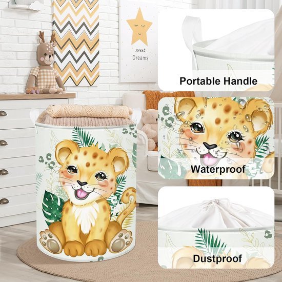 wasmand voor jongens en meisjes, grote groene kleding, speelgoed ...