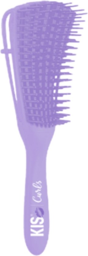 KIS Curls Curl Brush - Voor krullend haar - Ontwart zonder te trekken | bol