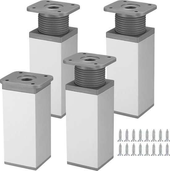 Tafelpoot Verhoger verstelbaar meubelpoten-hoogte aluminiumlegering diy ...