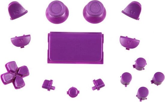 PS4 controller button replacement set paars | bol