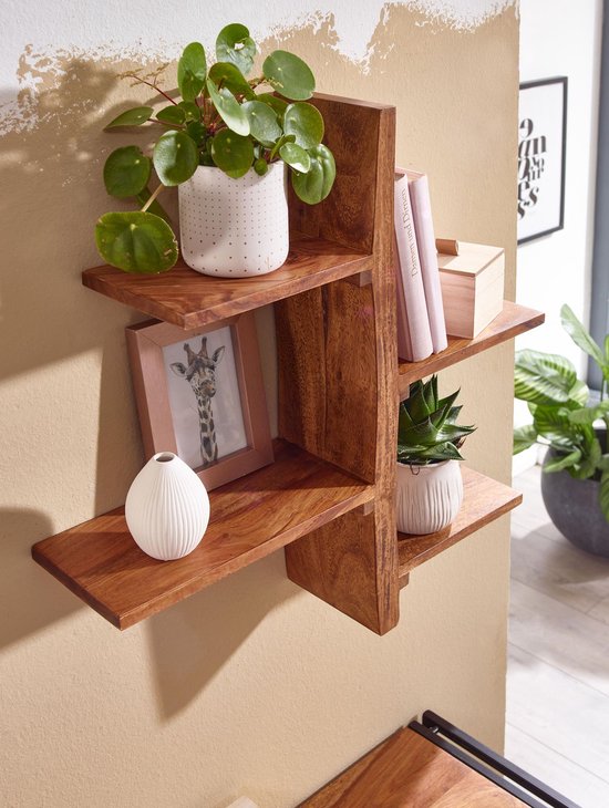 Wandplank - Moderne Boomvormige Hangplank - Groot Design voor Woonkamer ...