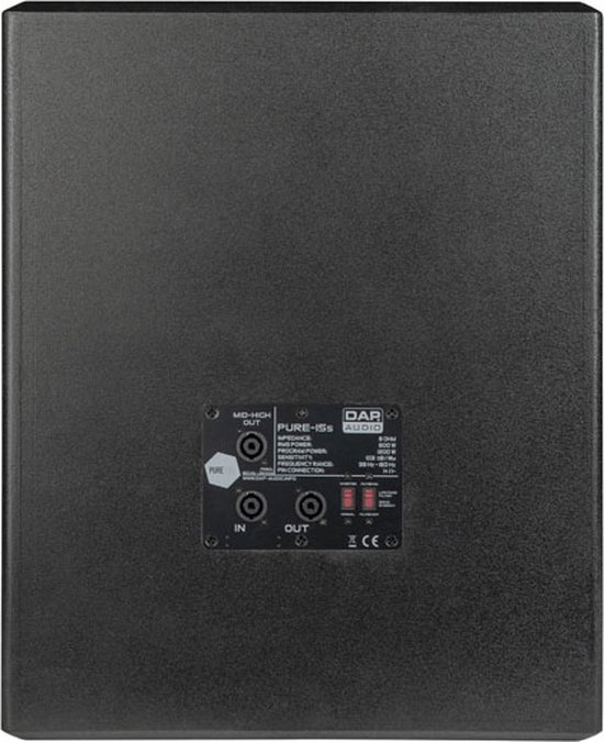 Passieve Subwoofer DAP Pure-15S 15 600 Watt RMS | bol