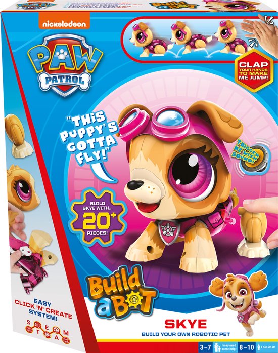 Build a Bot Paw Patrol Skye - Speelgoedrobot - Robot bouwpakket | bol.com