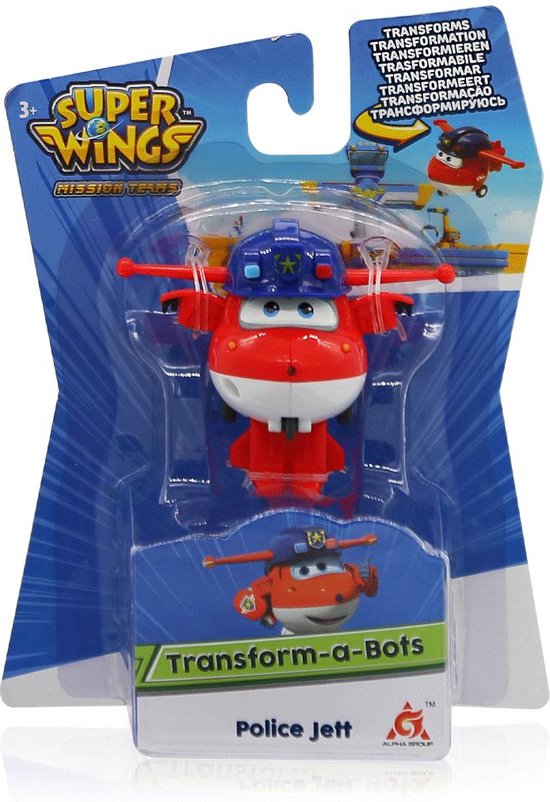 Super Wings Transform-a-Bots Police Jett | bol