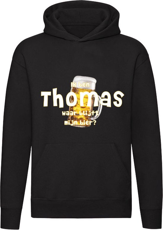 Ik ben Thomas, waar blijft mijn bier Hoodie - cafe - kroeg - feest ...