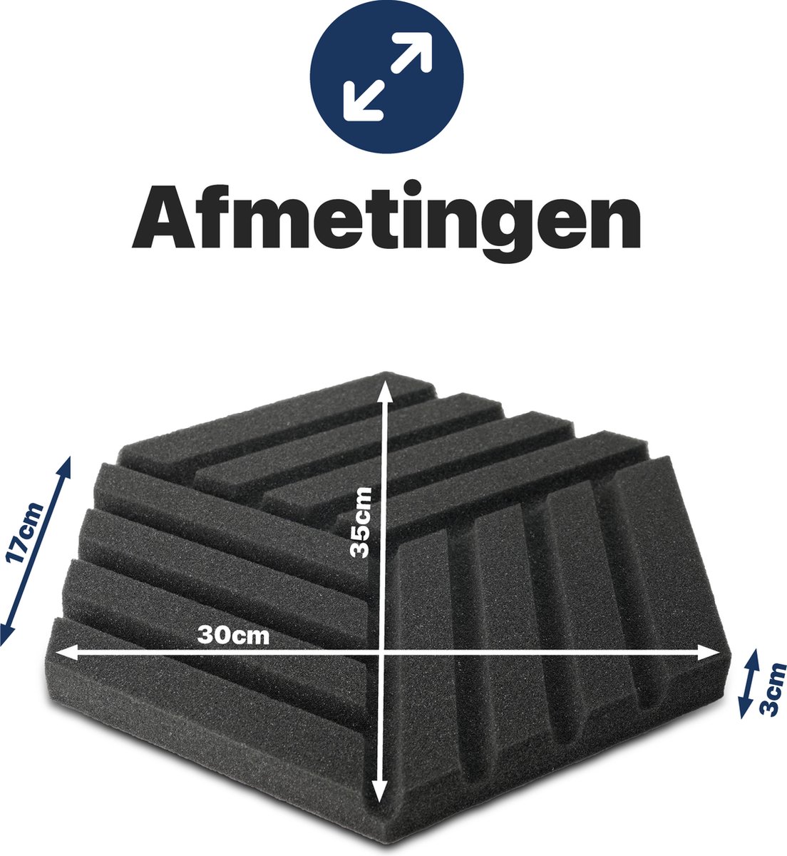 YTB - Luxe Akoestische panelen - Zelfklevende geluidspanelen ...