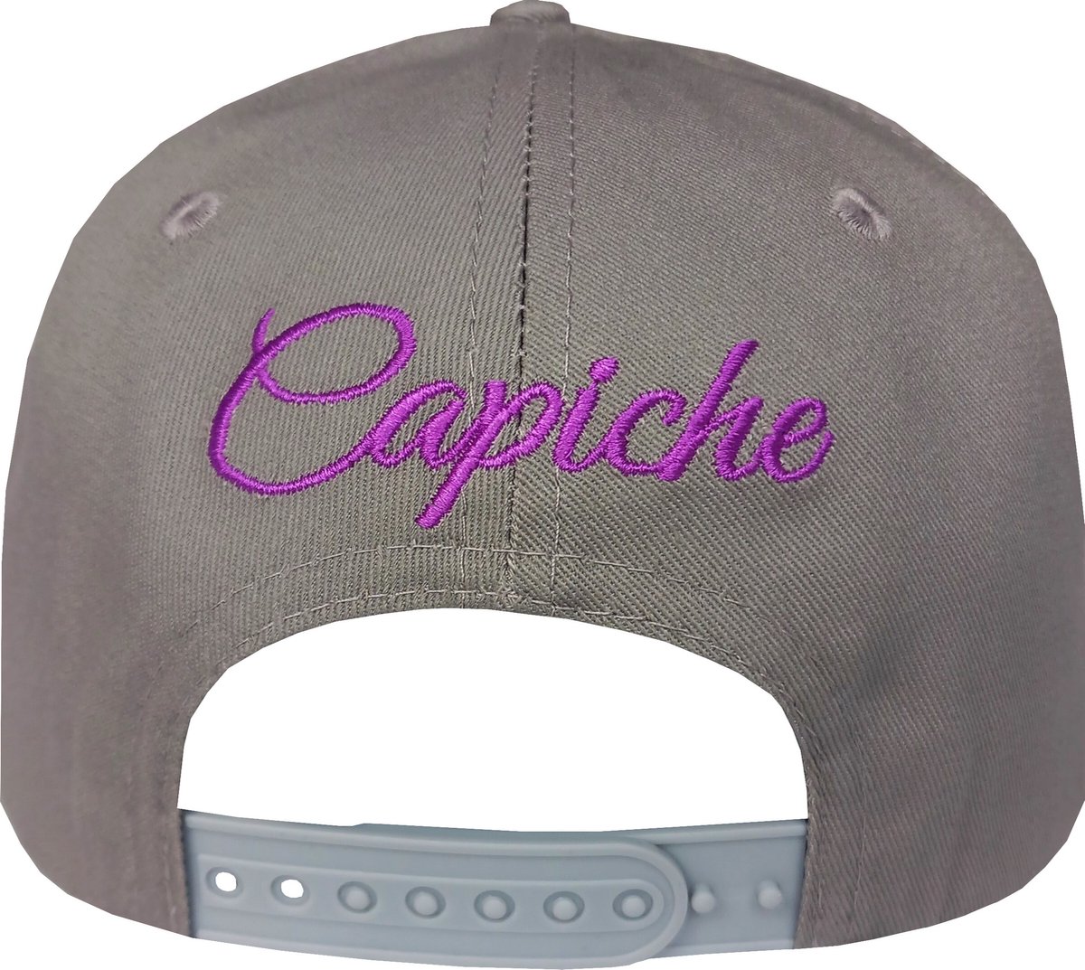 Capiche® Snapback Pet Heren – Purple Skull – Grijs – Verstelbaar met ...