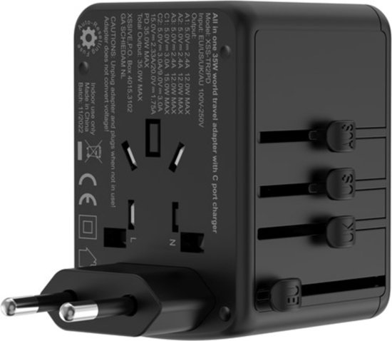 Worldwide Adapter 35W PD XSS-TR2PD | bol