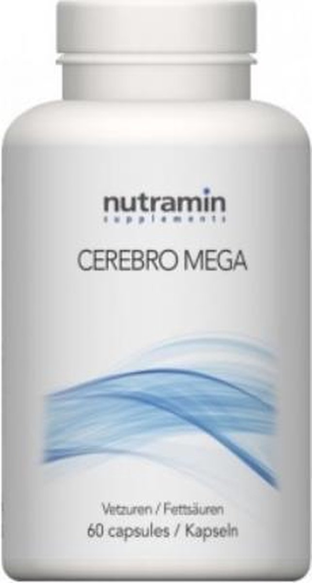 Pervital Cerebro Mega - 60 capsules - Visolie - Voedingssupplement | bol