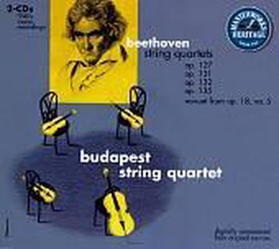 Beethoven: String Quartets, Opp. 127, 131, 132, 135; Minuet from Op. 18, No. 5,... | bol.com