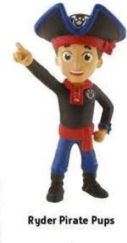 Paw Patrol - Pirate Pups Ryder taart topper decoratie en speelfiguurtje ...