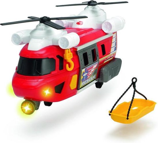 SOS Helicopter met licht en geluid 30cm | bol.com