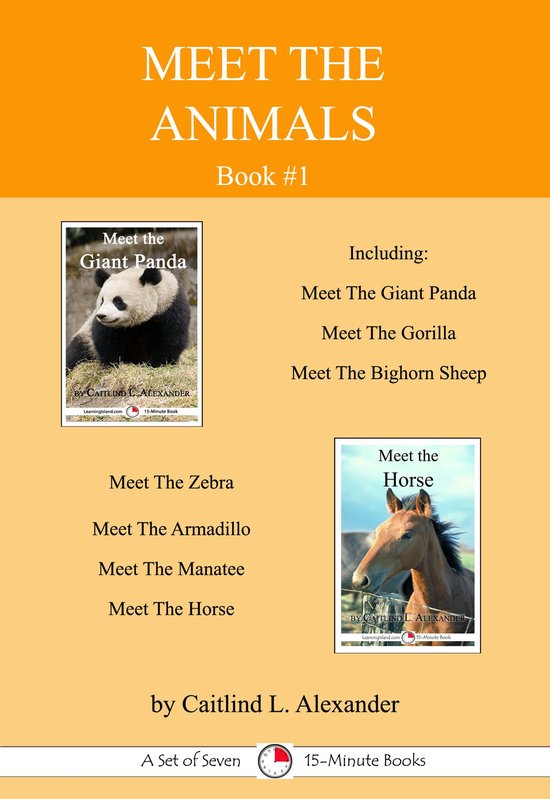 15-Minute Book Sets 1 - Meet The Animals; Book 1 (ebook), Caitlind L. Alexander |... | bol.com