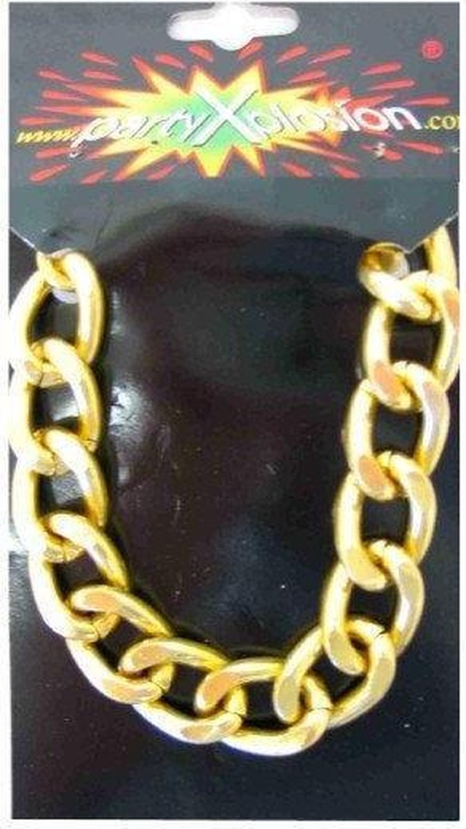 Carnaval/verkleed Pimp/Gangster thema armband goud - Verkleedkleding ...