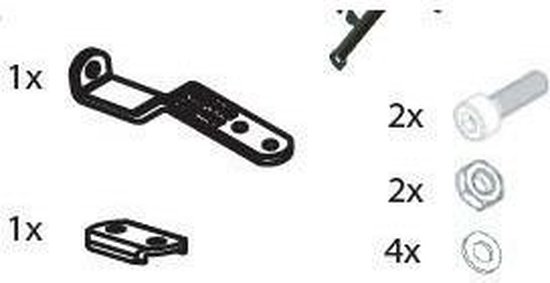 Steco Vork montage beugel flow zwart | bol