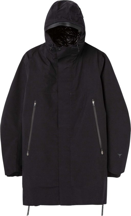 Krakatau Planck Liner Parka Zwart Heren maat S | bol.com