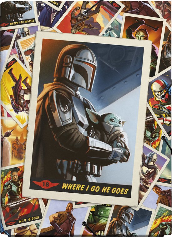 Star Wars Elasto-/foldermap The Mandalorian A4 34 X 24 Cm Beige | bol.com
