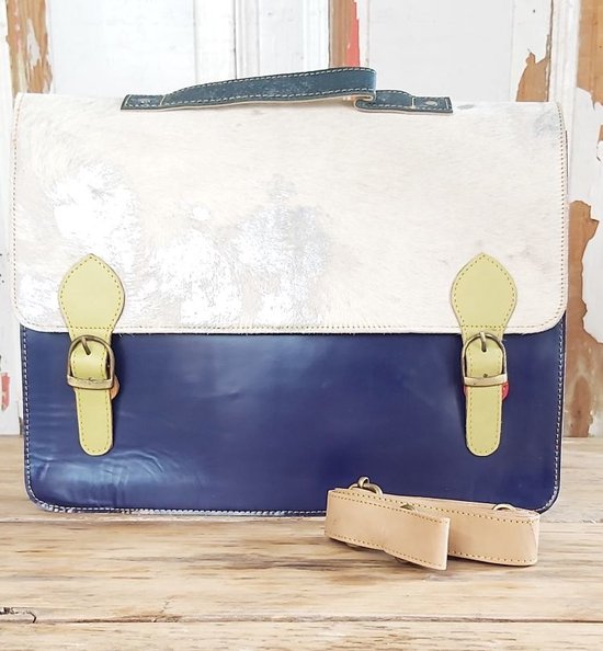 Dierenprint leren laptoptas nr26 | bol.com