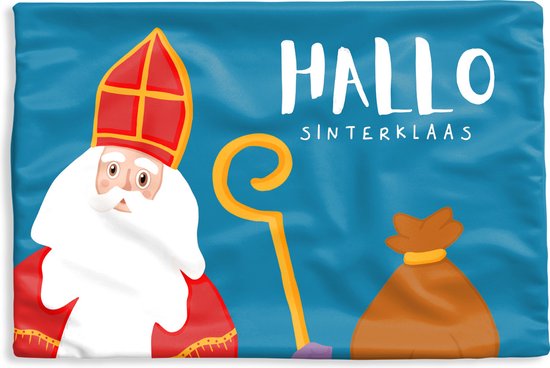 Kussenhoes 60x40 cm - Sinterklaas - Quotes - Sint - Hallo Sinterklaas ...