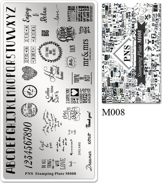 PNS Stamping Plate MINI M008 | bol