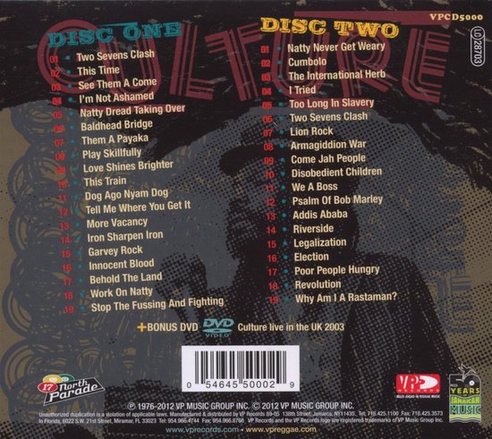 Culture - Natty Dread Taking Over (2Cd+D (CD), Culture | Muziek | bol