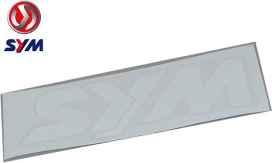 STICKER OEM | SYM WOORD WIT 100X30MM | bol