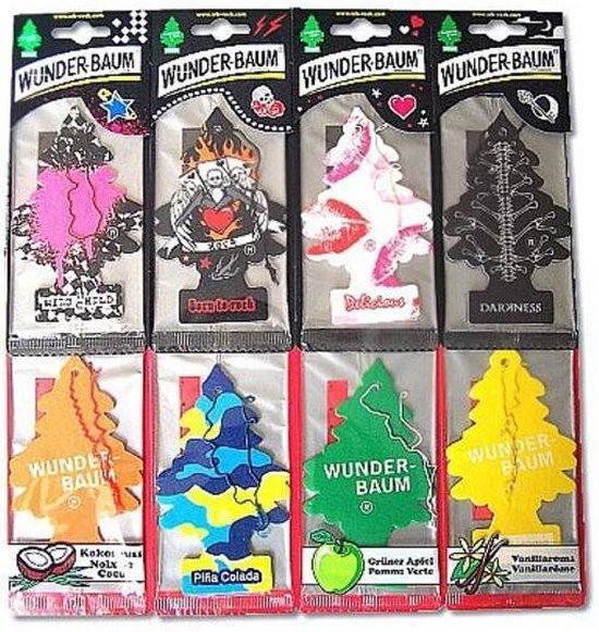 Wunderbaum Leather - Luchtverfrisser - Voor in de auto - Groen | bol.com