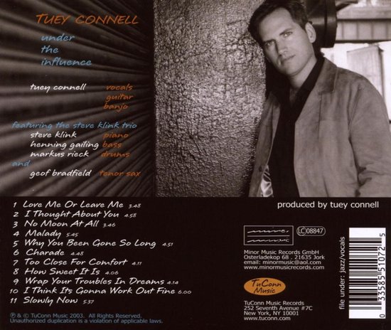 Tuey Connell - Under The Influence (CD), Tuey Connell | CD (album ...