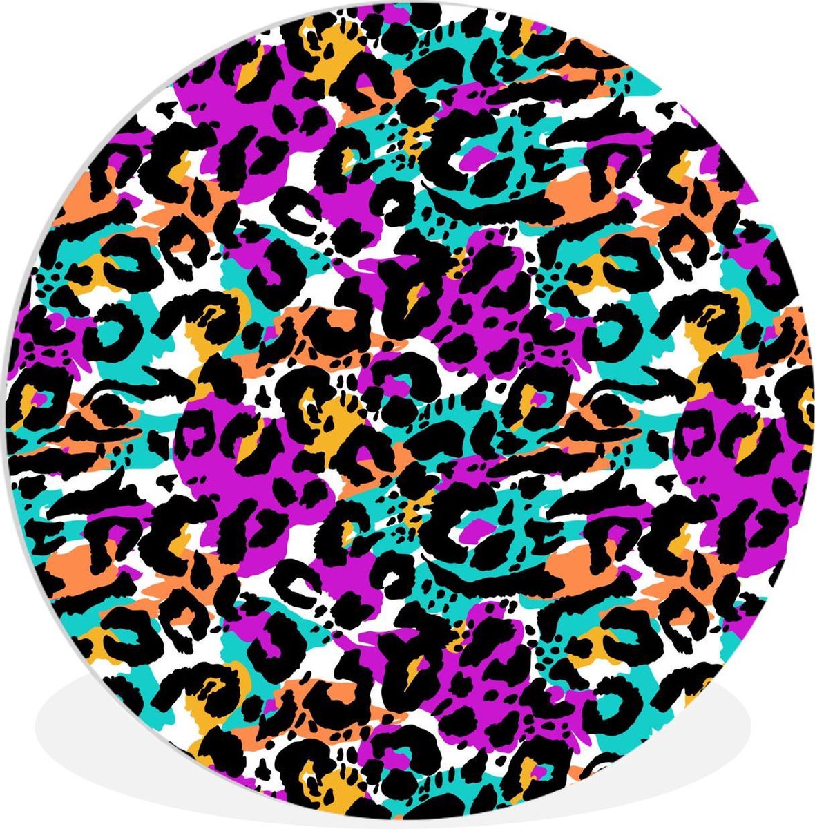 Wall Circle - Wall Circle Indoor - Imprimé Panthère - Couleur - Taches ...