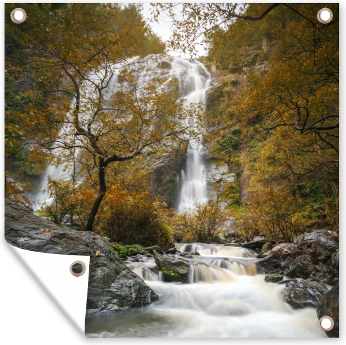Posters de jardin Célèbre cascade naturelle du parc national de Klong ...