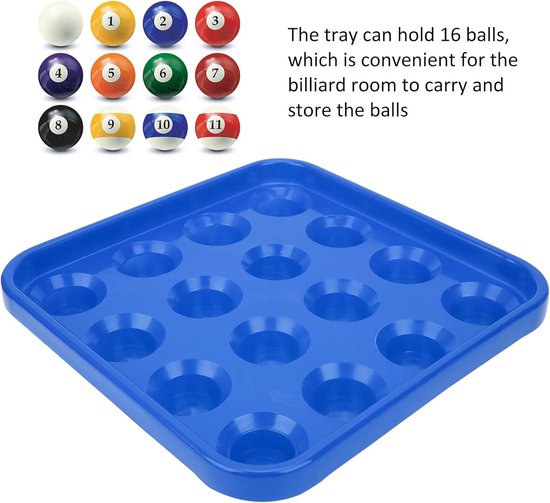 Biljart Bal Houder - Pool Ball Tray - Ballen Opbergen - 16 Ballen ...