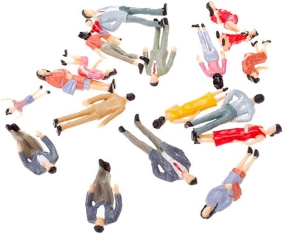 Model Mensen Figuren - Miniatuur Passagiers - Model Spoorweg Layout ...