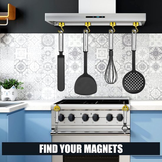 Magnetische Haken - Neodymium Haken - Zaken Ophangen - Sterke ...