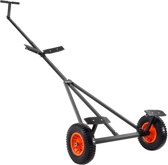 Boottrailerdolly – 189 kg Capaciteit, Koolstofstalen Trailerdolly met Verstelbare... | bol