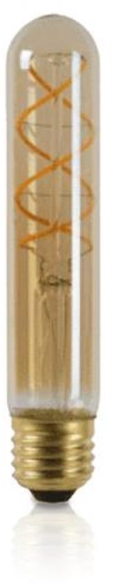 Led lamp amber - filament tube E27 - 4 Watt - 2400K - dimbaar | bol