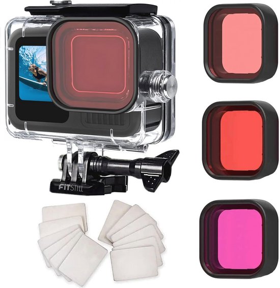 Waterdichte behuizing voor action cameras tot 60m onder water met ...