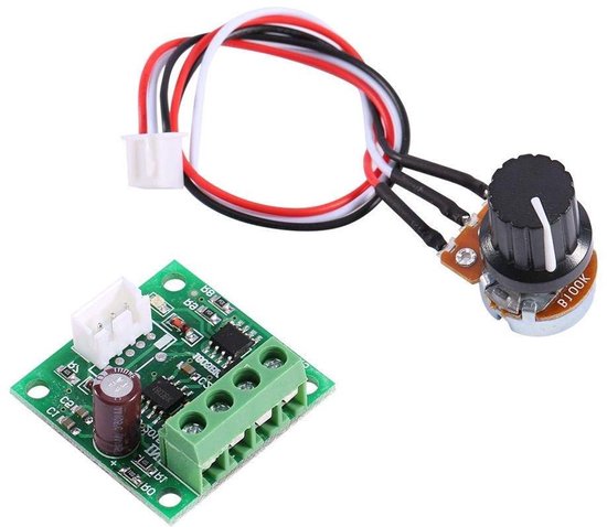 Motor Speed Controller 1.8V to 15V 2A Mini PWM Control Module with Surge Protection... | bol