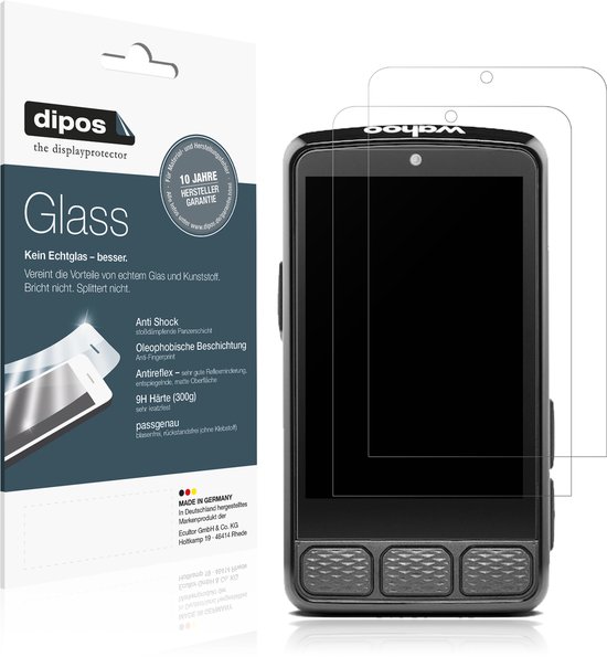 dipos – 2x Matte Pantserfolie geschikt voor Wahoo Elemnt Bolt 3 | 9H ...