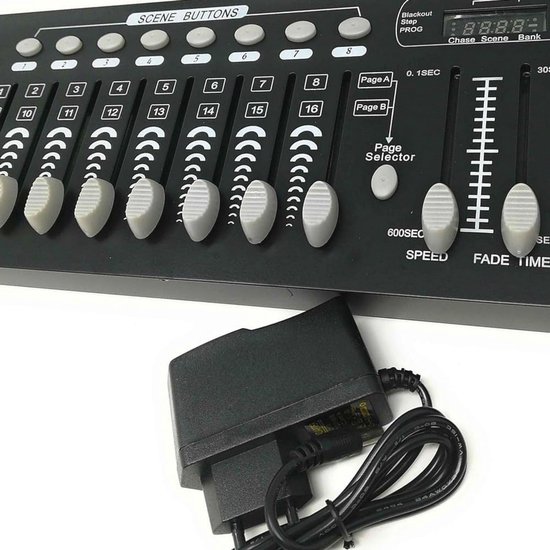 DMX Mixer Controller voor Disco en DJ Effecten - 192 Kanalen 512 DMX ...
