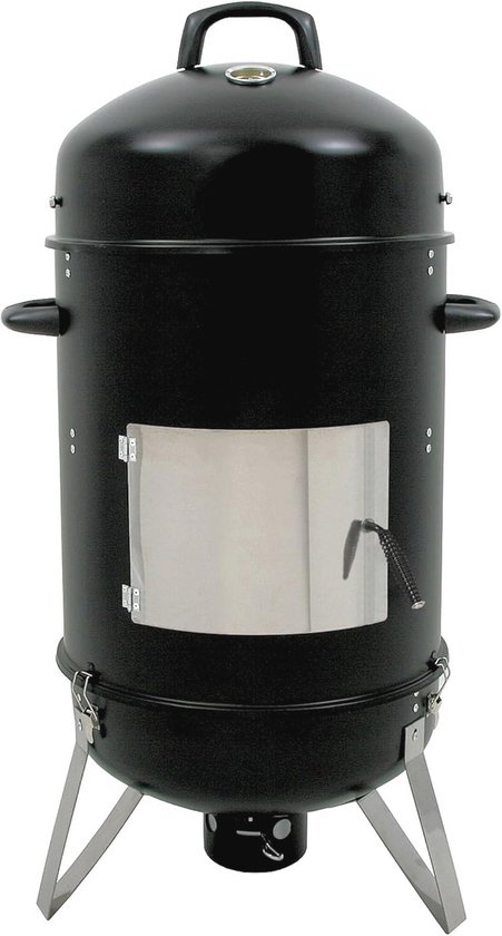 Houten Rookton 46 cm - 4-in-1 Grillvat voor Roken en Grillen | bol