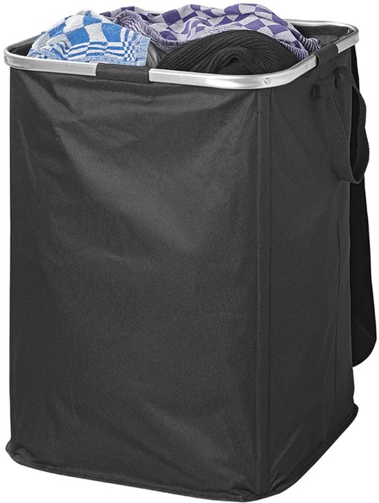 ProPlus Opvouwbare Wasmand met Deksel - 45 x 45 x 60 cm - Klittenband ...