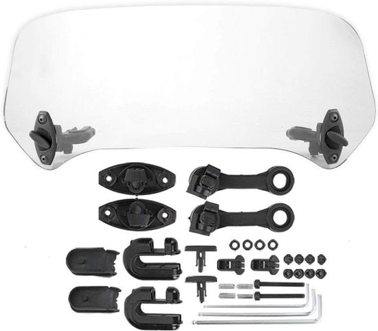Motorcycle Wind Deflector Adjustable Universal Wind Deflector for ...
