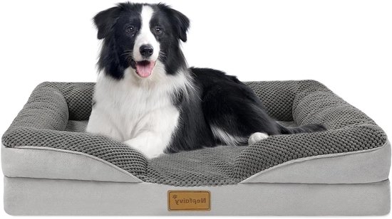 Hondenbed groot waterdicht - orthopedisch met kussens 91 x 68 cm zachte ...